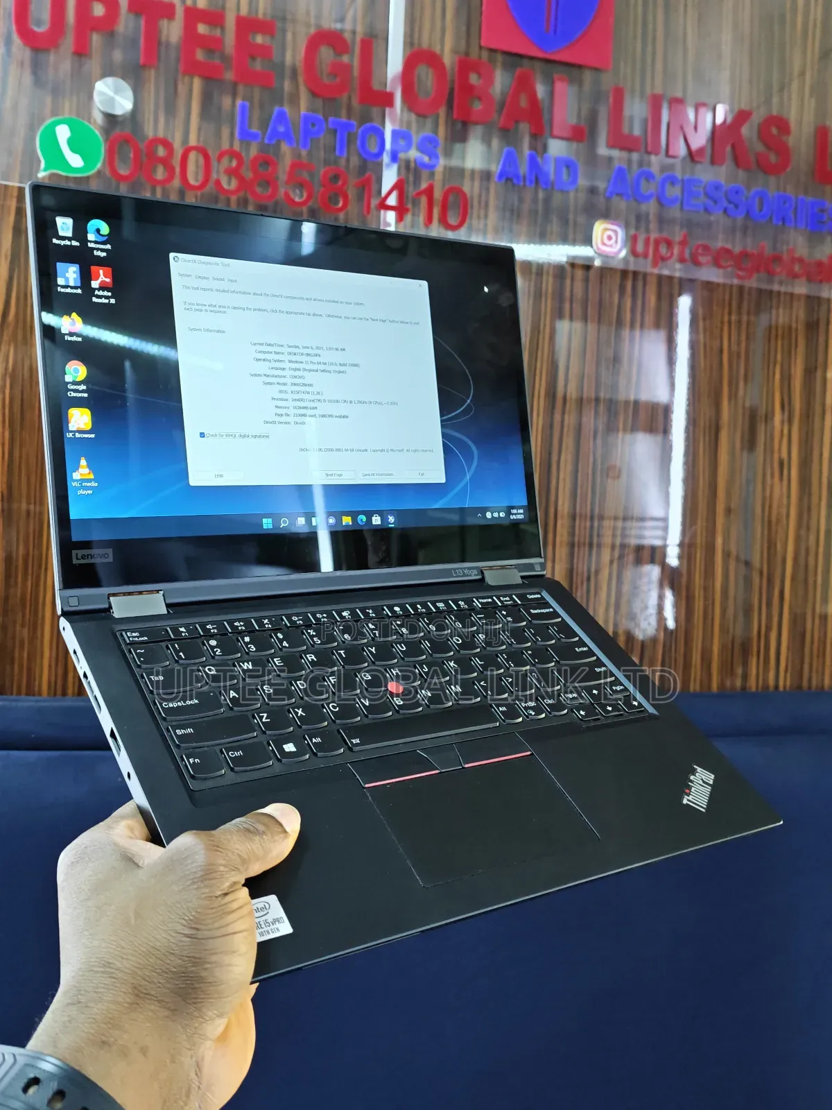 Laptop Lenovo ThinkPad L13 Yoga 16GB Intel Core I5 SSD 256GB in Ikeja ...