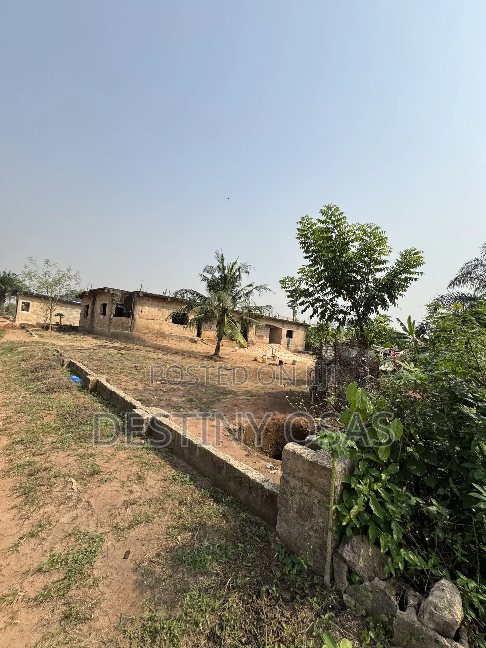 100×100 Land With 2 Units of 2-Bedroom Flats Decked Upstairs in Benin ...