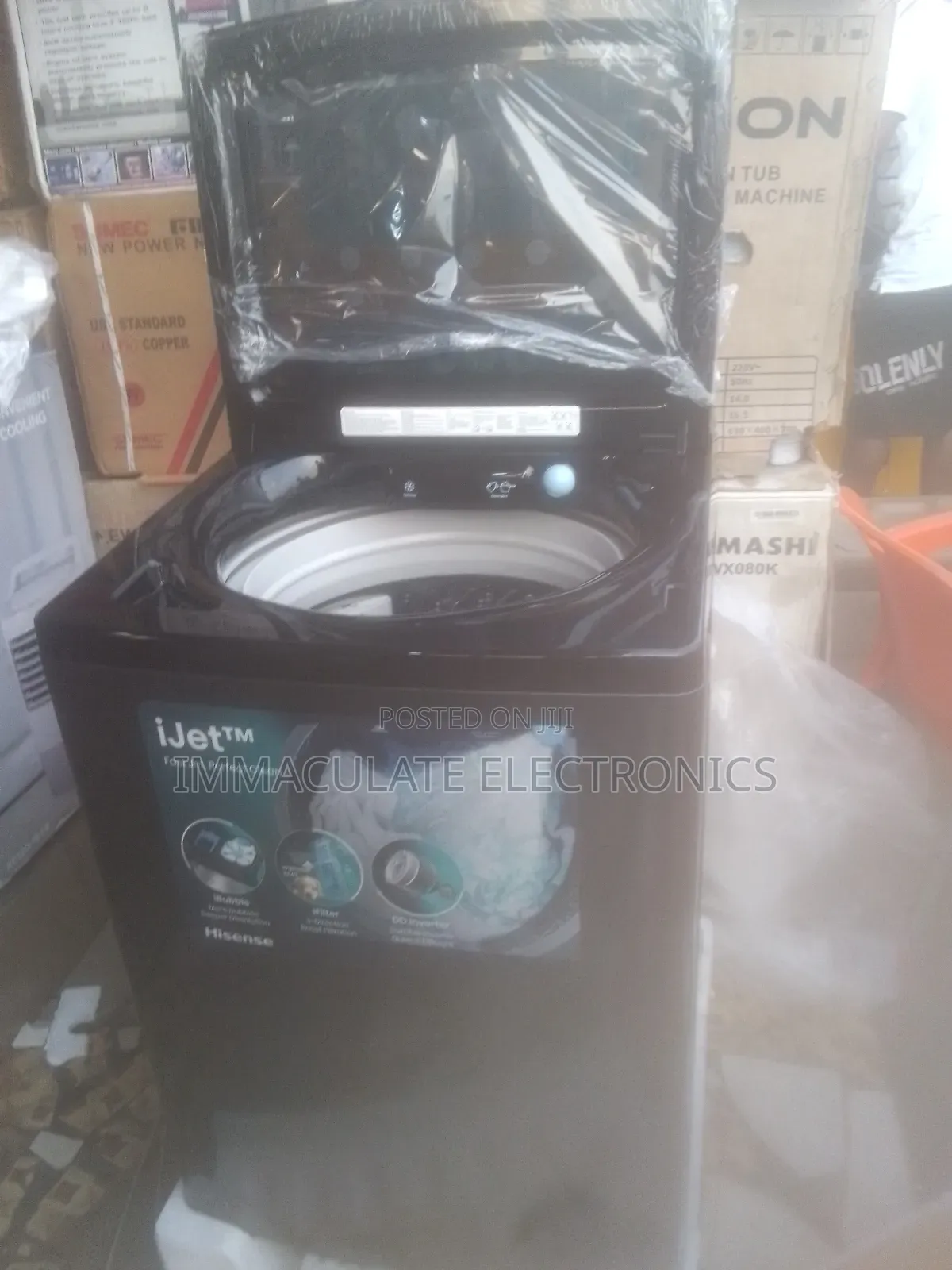 20kg Hisense Inverter Washing Machine Topload for sale - immaculate ...