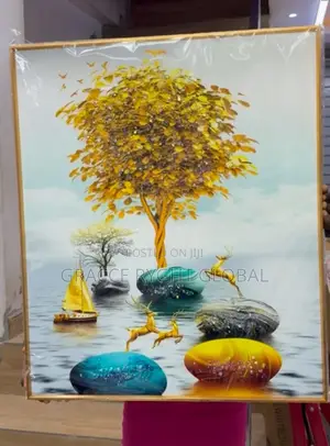 Acrylic Wall Art Frame With Crystal Stones in Lagos State - Arts ...