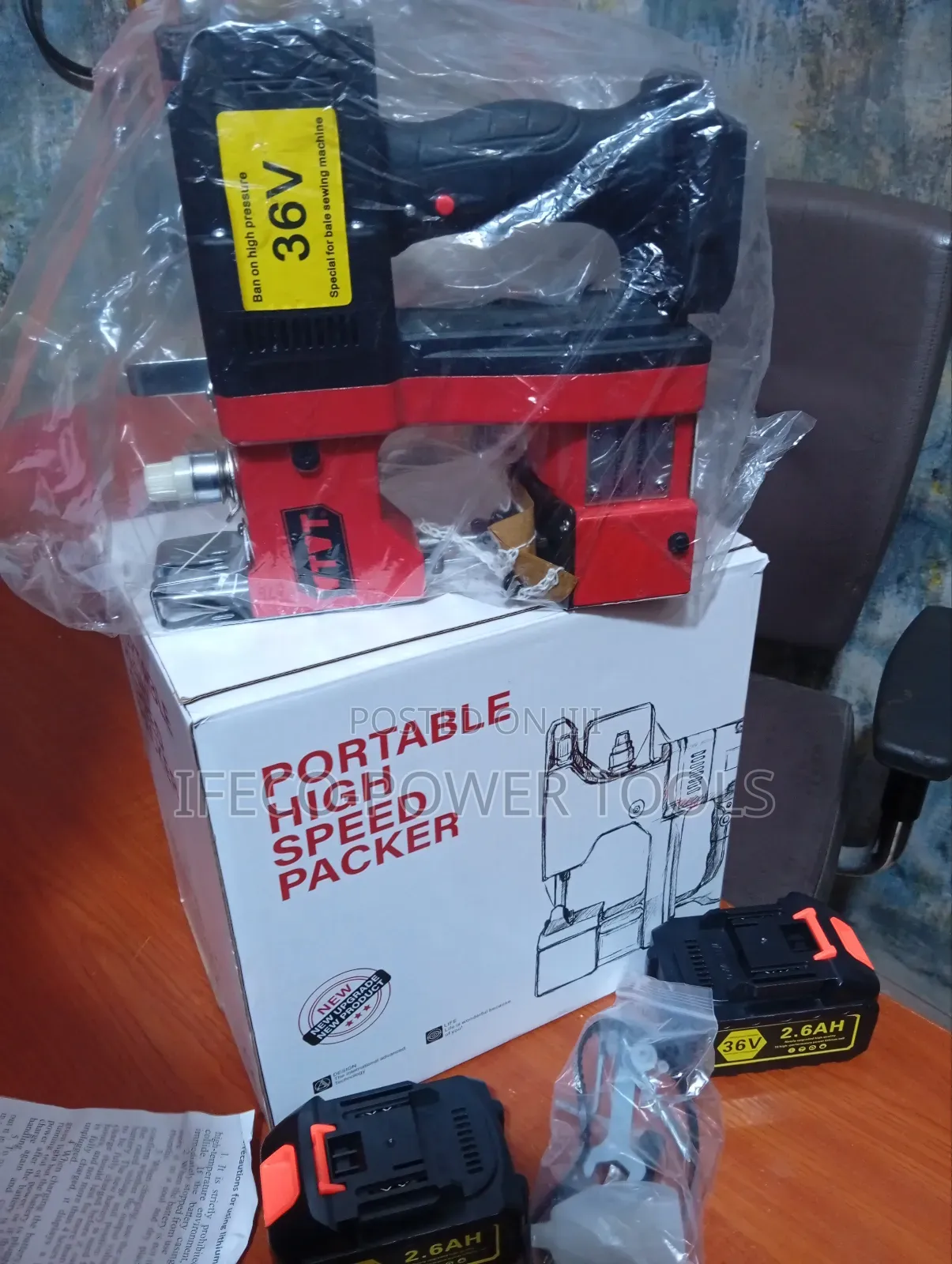 Portable, High-Speed Packer Designed for Bale Sewing in Ojo ...