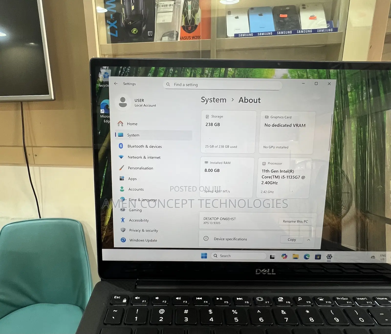 Laptop Dell XPS 13 8GB Intel Core I5 SSD 256GB in Central Business ...