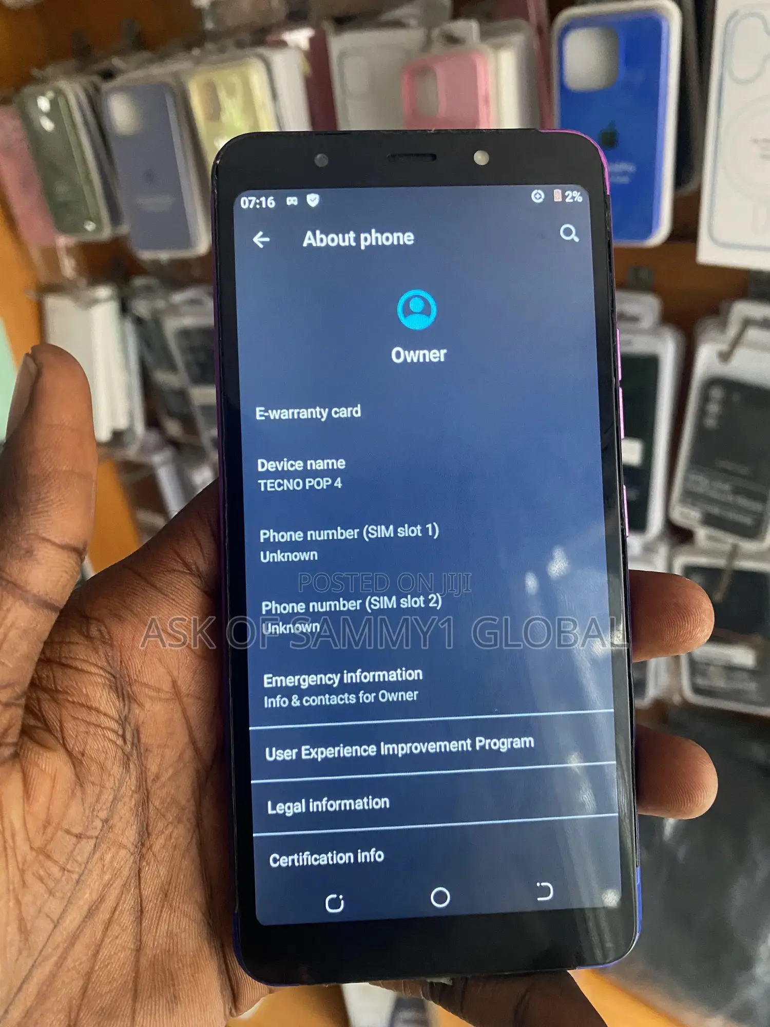 Tecno Pop 4 32 GB Blue in Port-Harcourt - Mobile Phones, Samuel Gabriel ...