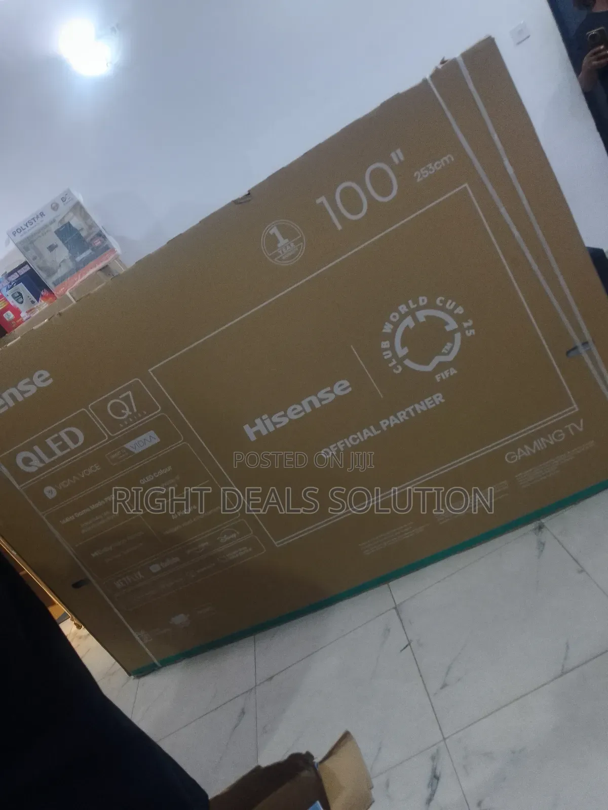 Hisense 100q7n: Qled Smart Tv, 144hz, Full Array Local Dimming . in ...