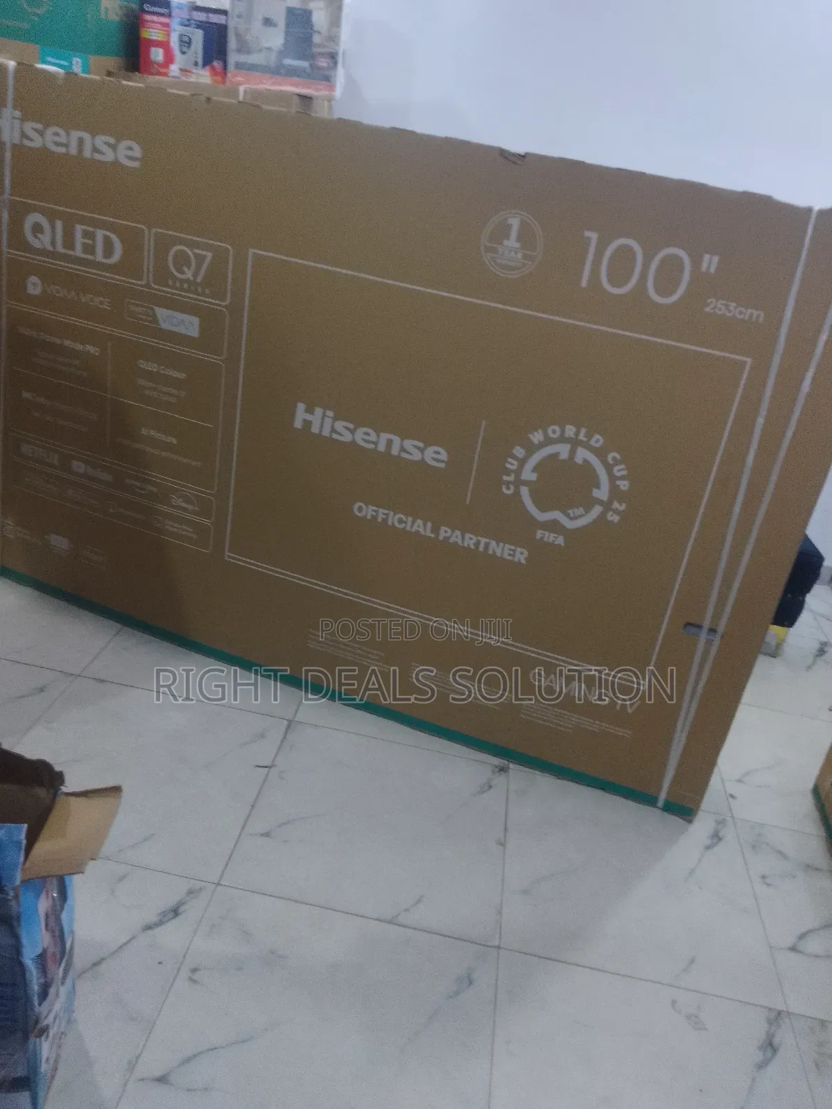 Hisense 100q7n: Qled Smart Tv, 144hz, Full Array Local Dimming . in ...
