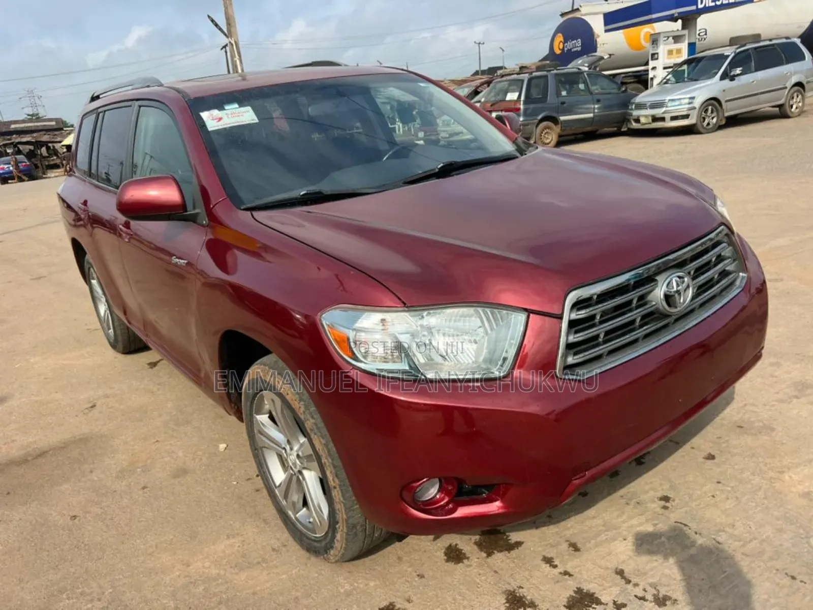 Toyota Highlander 4x4 2009 Red in Ojodu - Cars, Emmanuel Ifeanyichukwu ...