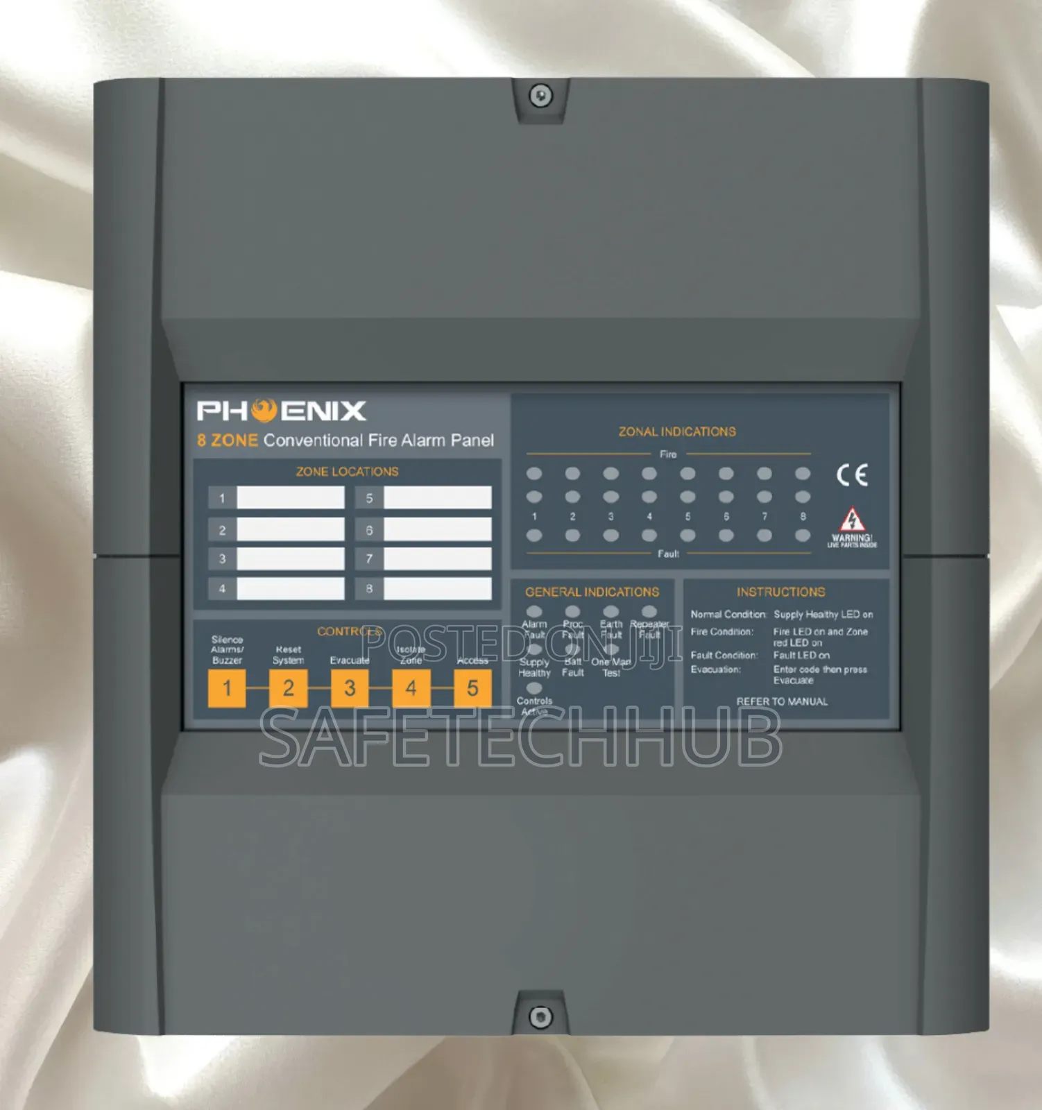 Zeta Phoenix 4 Zone Conventional Fire Alarm Panel in Lagos Island (Eko ...
