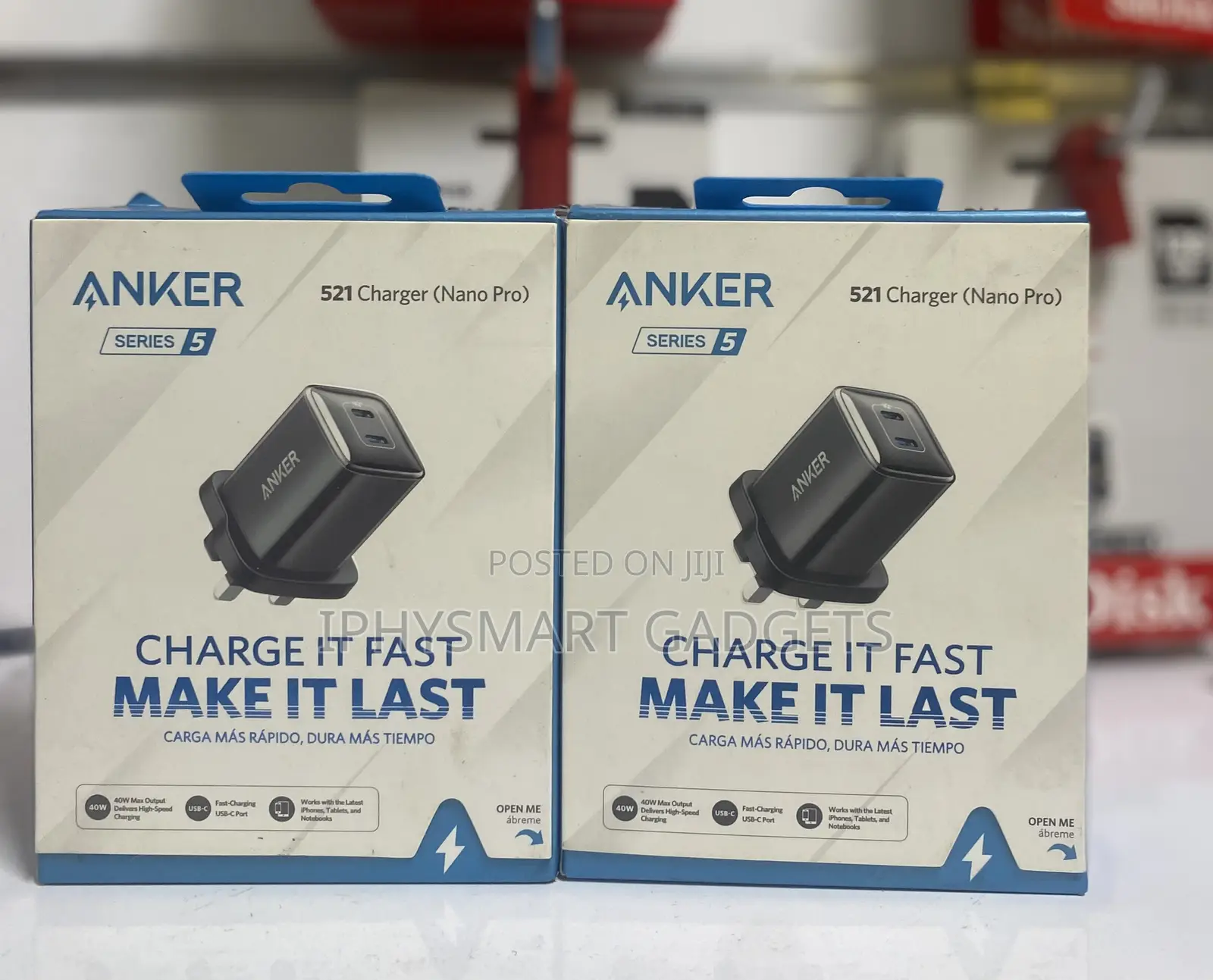 Anker 521 Nano Pro 40w Fast Charging Adapter in Ikeja - Accessories for ...
