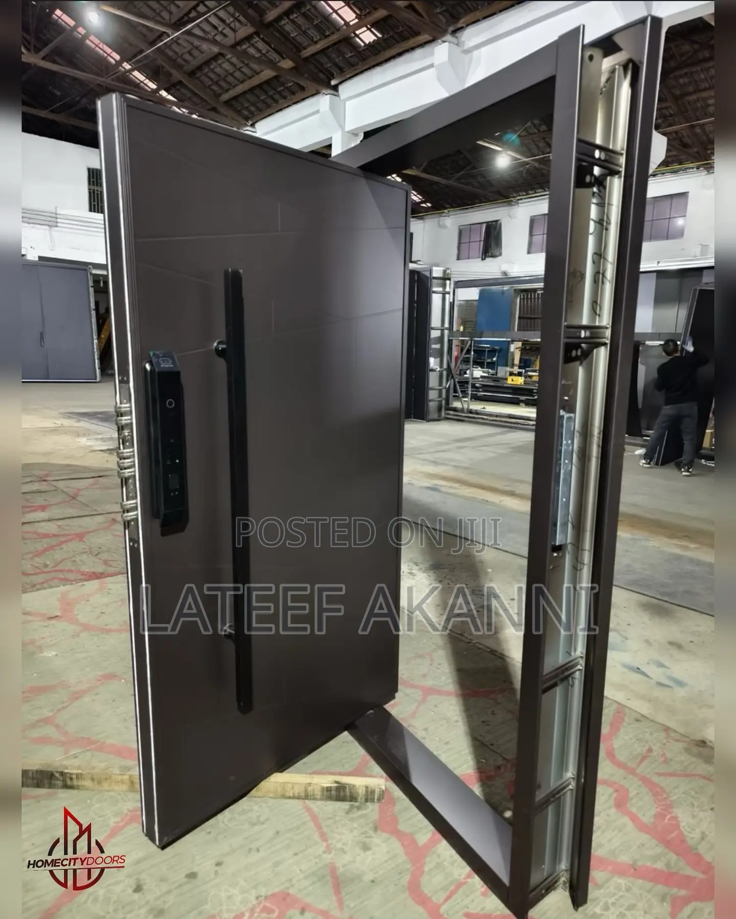 Pivot Luxury Security Door Equipment With a Smart Lock System in Ajah ...