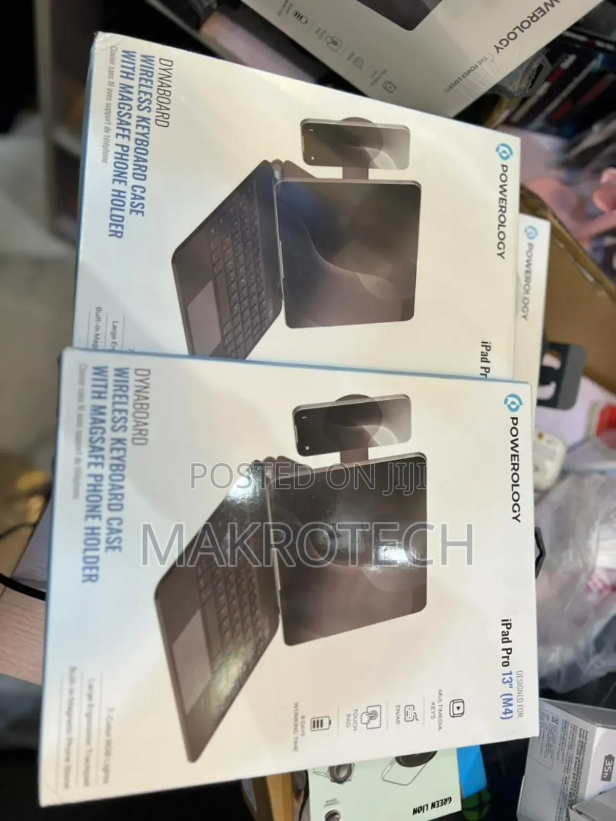 Powerology Smartcase Wireless Keyboard Case For iPad Pro 13” (M4/M5) in ...