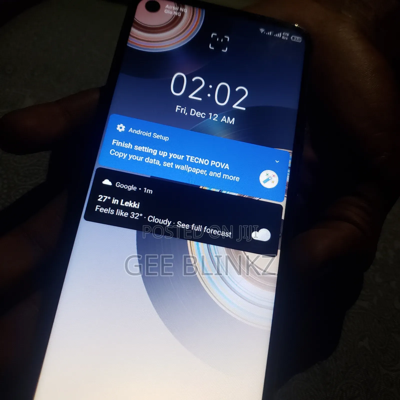 Tecno Pova 128 GB Blue in Ibeju - Mobile Phones, Gee Blinkz | Jiji.ng