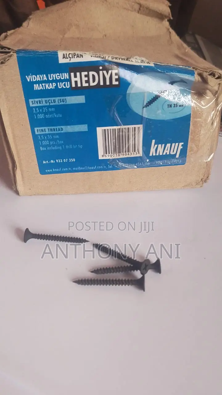 Knauf Drywall Screws in Lekki - Hardware & Fasteners, Anthony Ani | Jiji.ng