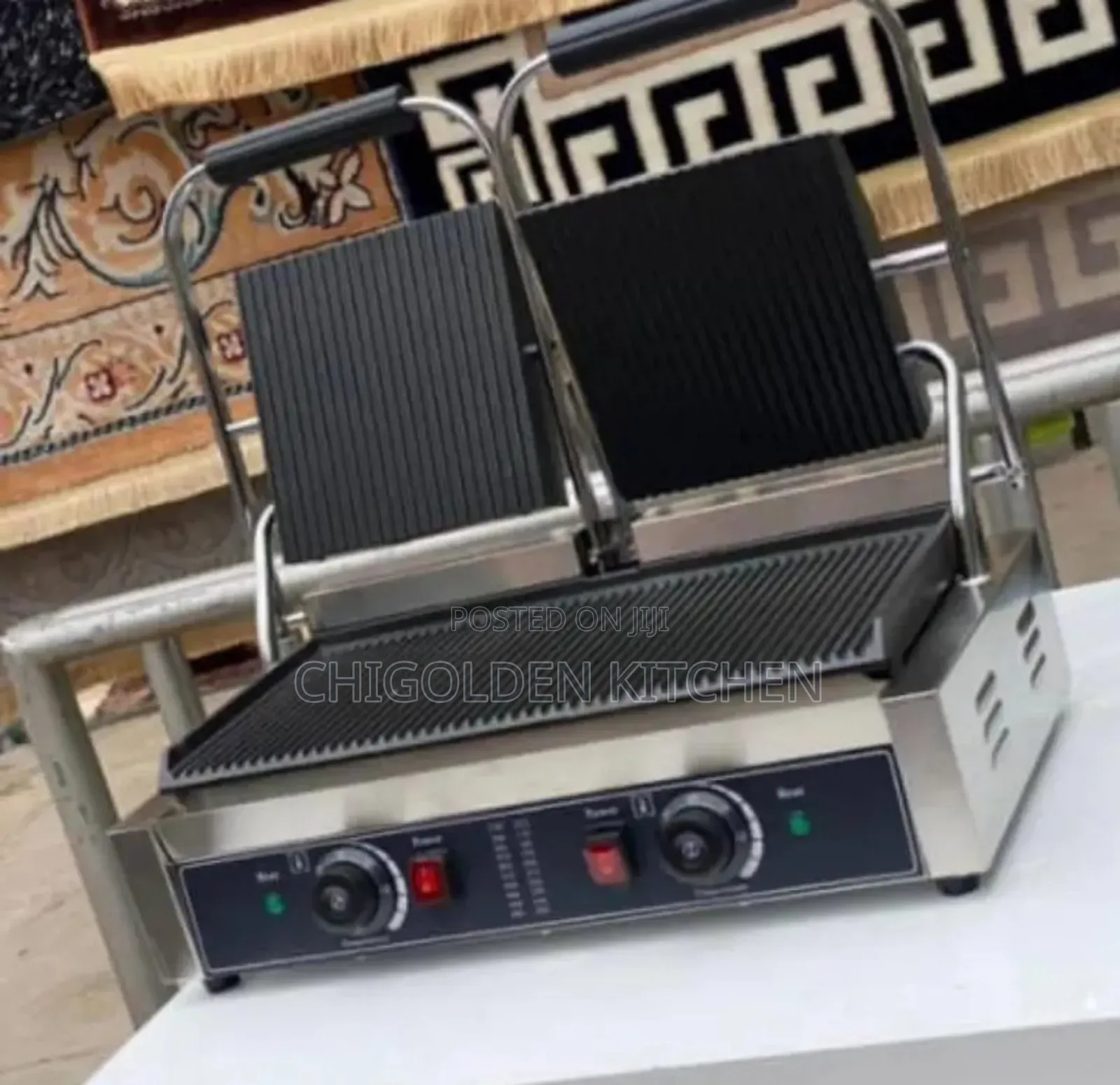 Electric Contact Grill Shawarma Double Toaster for sale - CHIGOLDEN ...