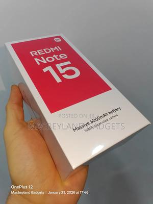New Xiaomi Redmi Note 15 256 GB Black - Macbeyland Gadgets Price: ₦ ...