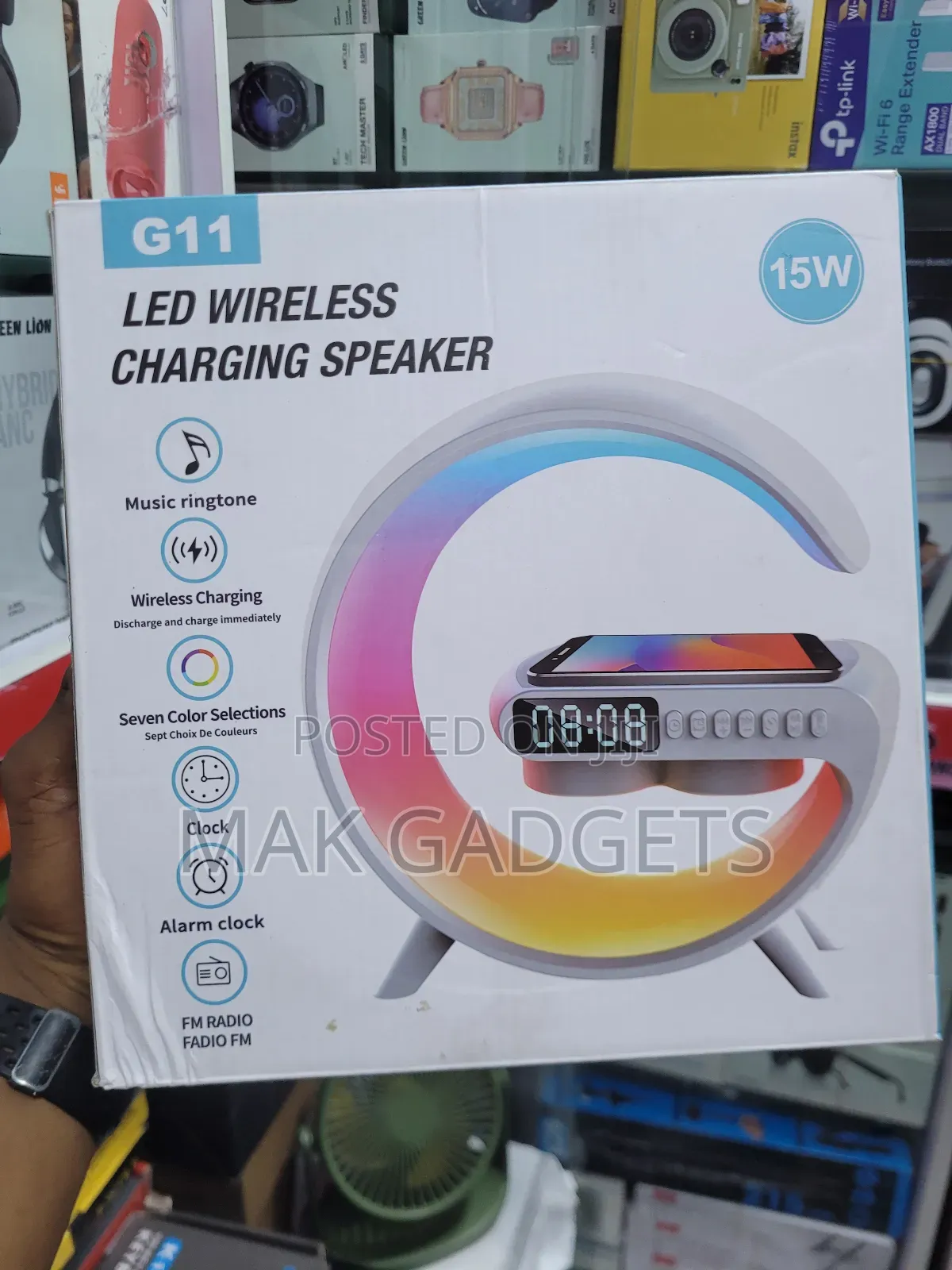 G11 Led Night Light Bluetooth Speaker Wireless Charger Atmosphere in ...