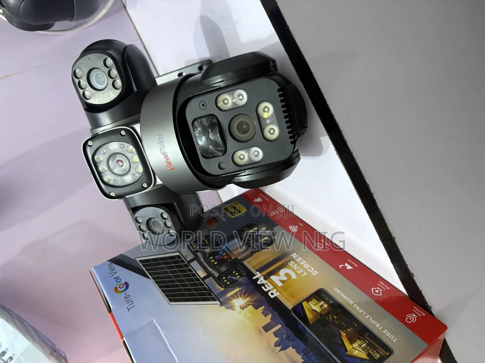 Smart Solar Triple Lens Camera Hd in Jabi - Security & Surveillance ...