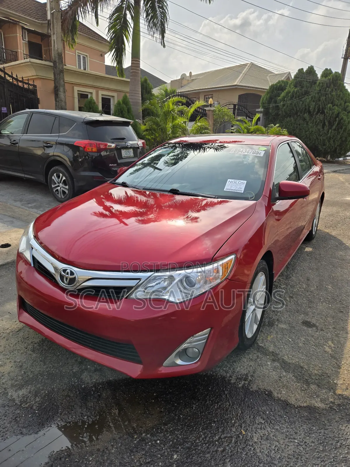 Toyota Camry XLE V6 4dr Sedan (3.5L 6cyl 6A) 2012 Red in Ikeja - Cars ...