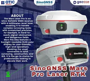 Sinognss Mars Laser Rtk Rover Receiver, Gps Device For Surveying in ...