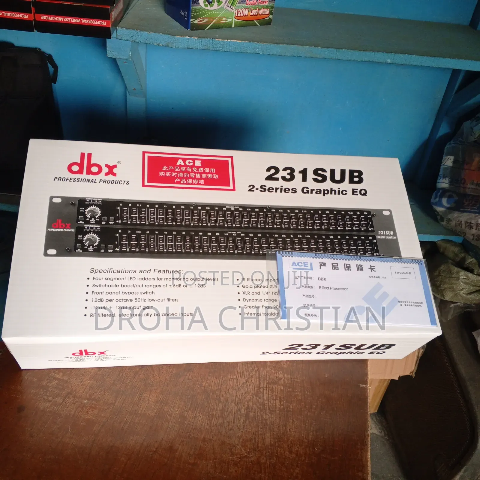DBX Graphic Equalizer in Mushin - Audio & Music Equipment, Droha ...