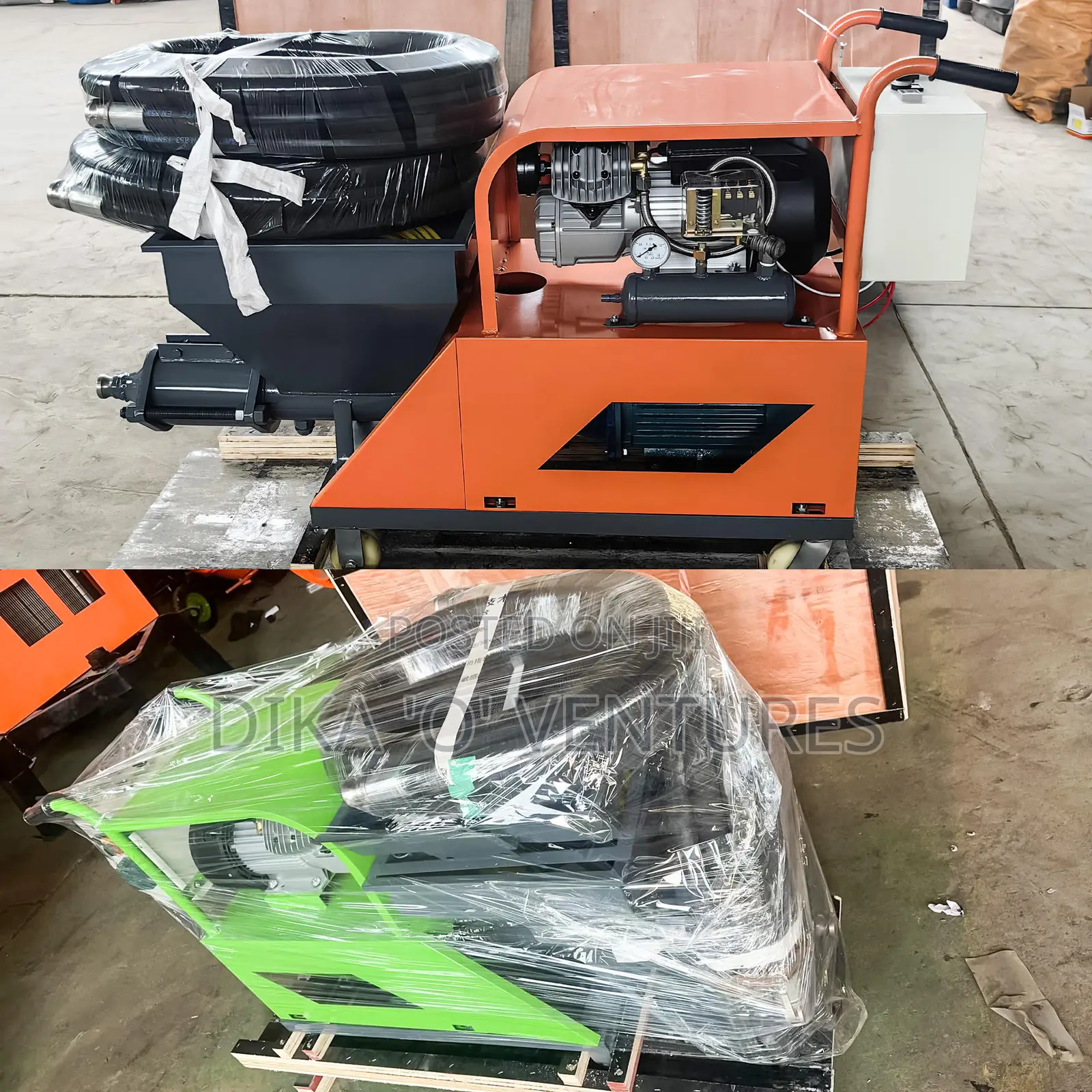 Cement Plastering Concrete Paint Sprayer Mortar Spray Machine in ...