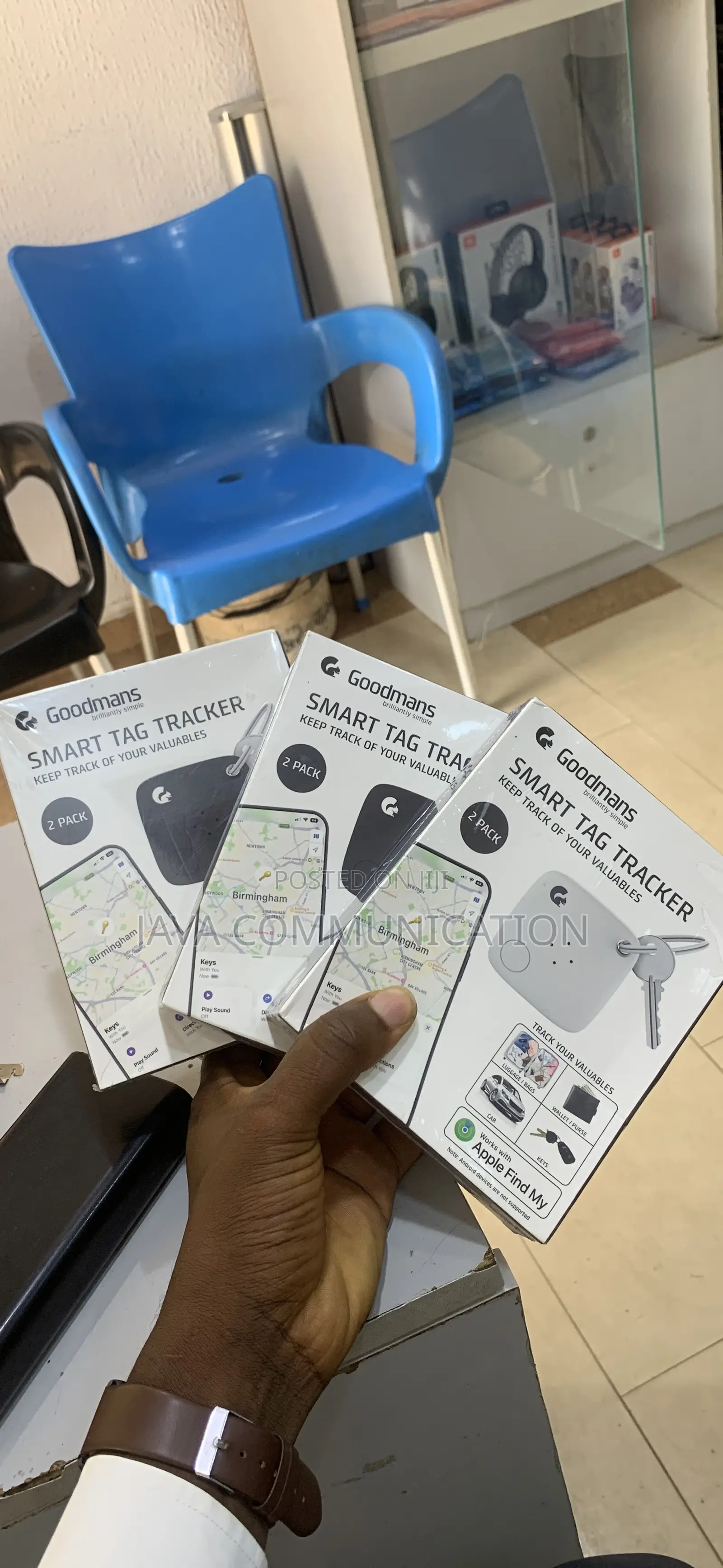 Smart Tracker for Valuables Like Luggage, Phones Works With Find My in ...