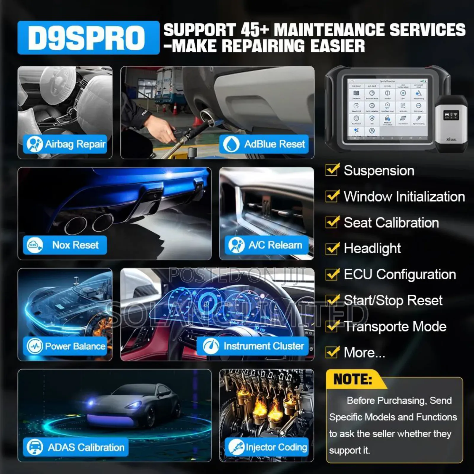 Xtool D9s Pro, a High-End Diagnostic Tablet in Ojota - Vehicle Parts ...