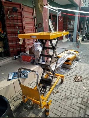 Manual Hydraulic Mobile Scissor Lift Table in Ojo - Manufacturing ...