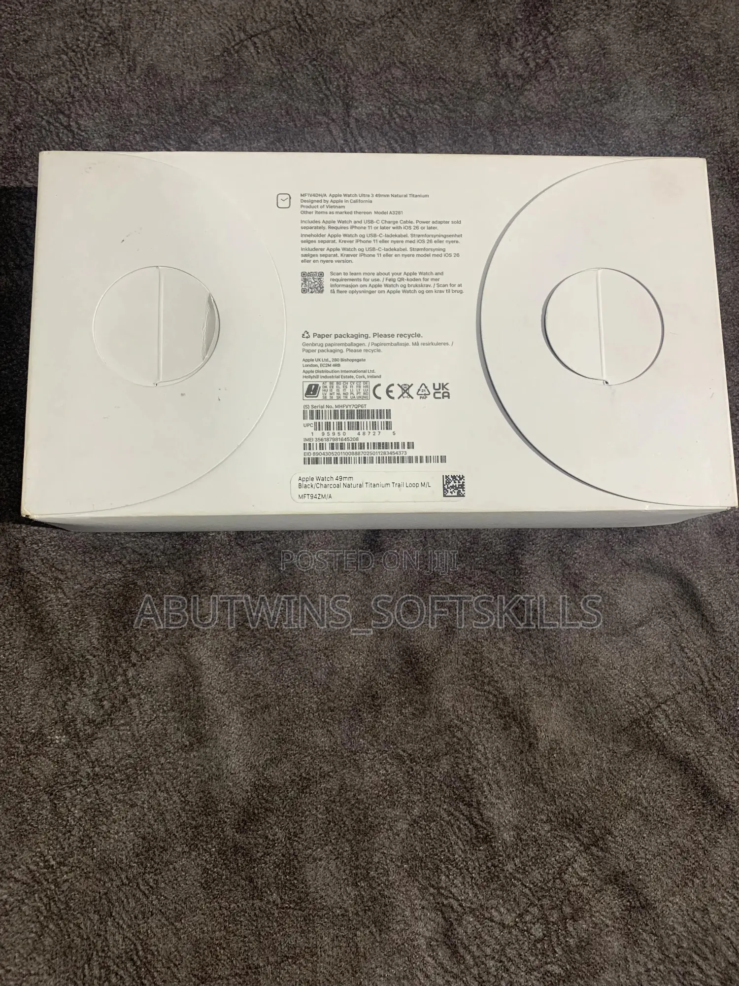 New Apple Watch Ultra 3 49mm in Lagos Island (Eko) - Watches, Abutwins ...