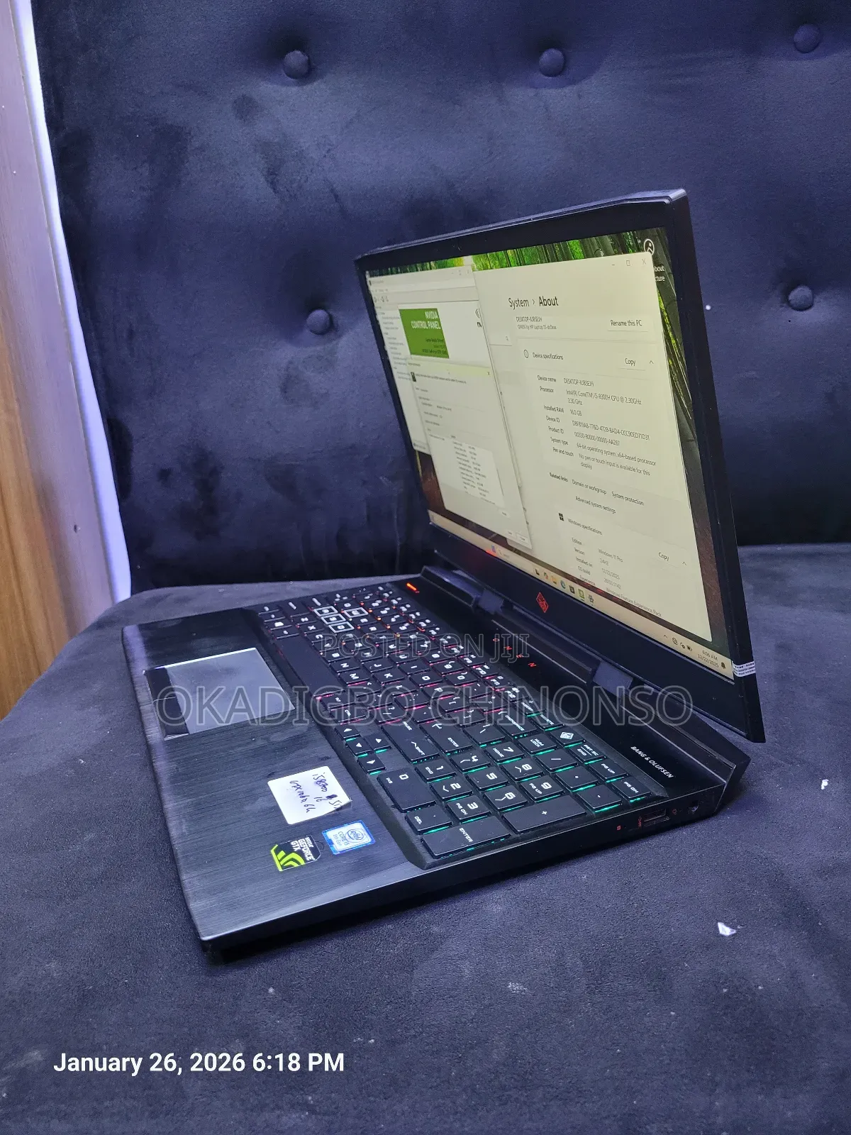 Laptop HP Omen 15 16GB Intel Core I5 SSD 512GB in Ikeja - Laptops ...