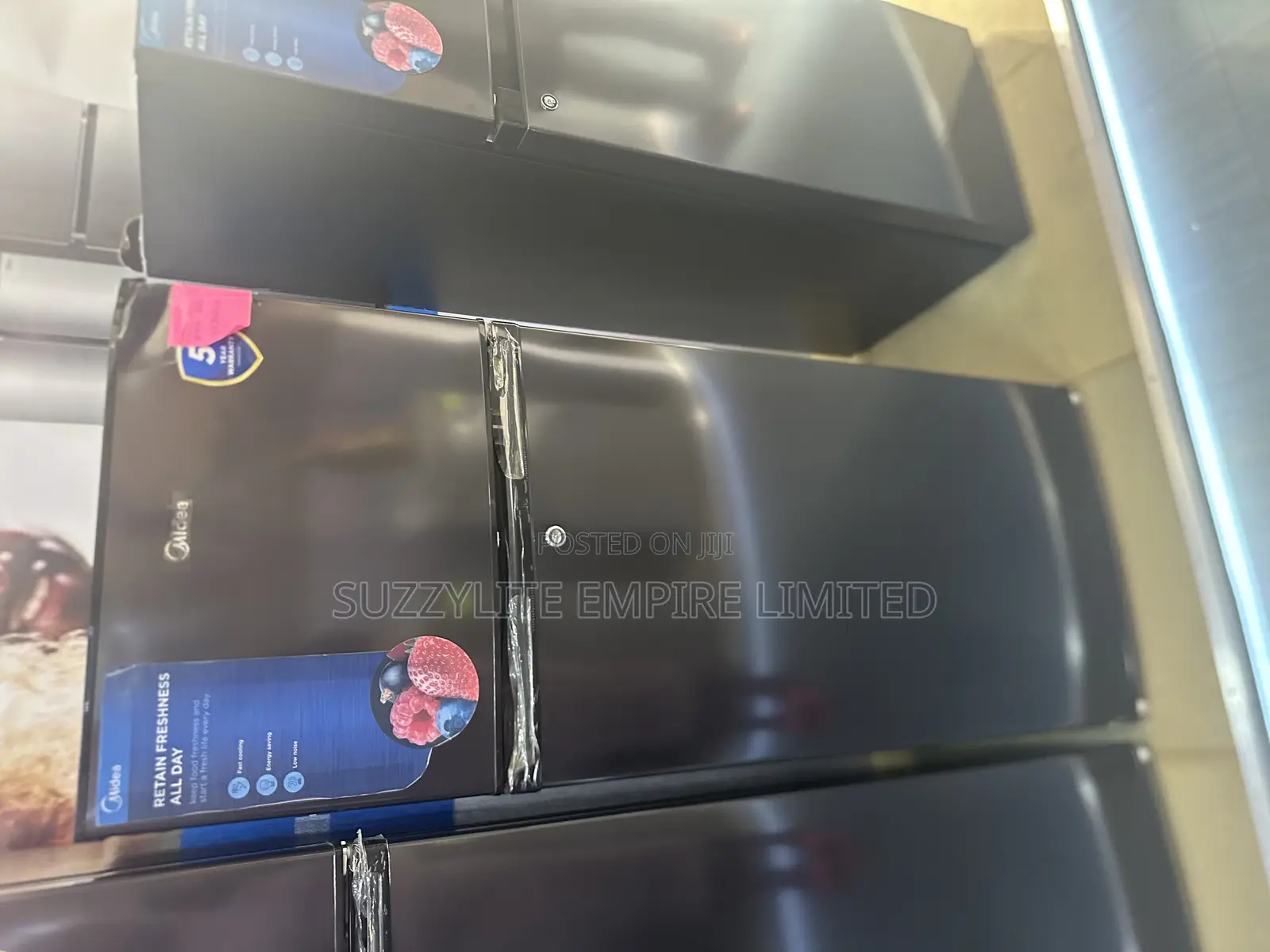 Midea Double Door Refrigerator 190 Liters Energy Saving Mdrt268mtv28 in ...