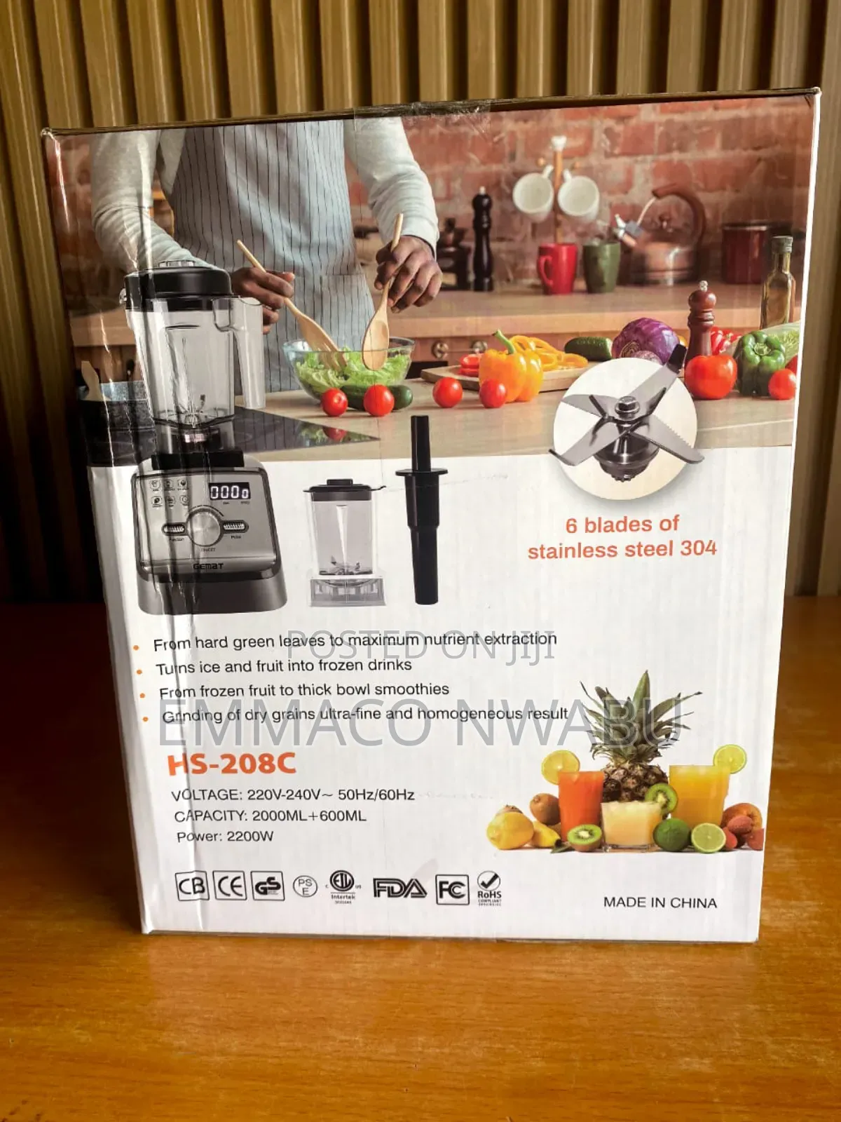 Gemat Professional Blender 2 Liters in Ojo - Kitchen Appliances, Emmaco ...