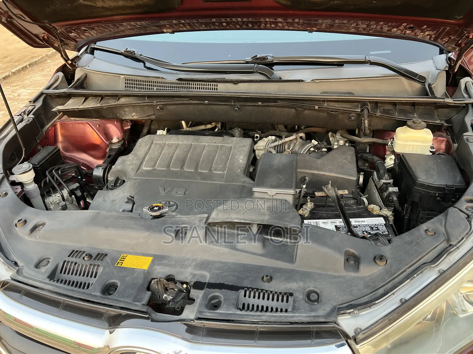 Toyota Highlander XLE V6 4x4 (3.5L 6cyl 6A) 2016 Burgundy in Ojo - Cars ...