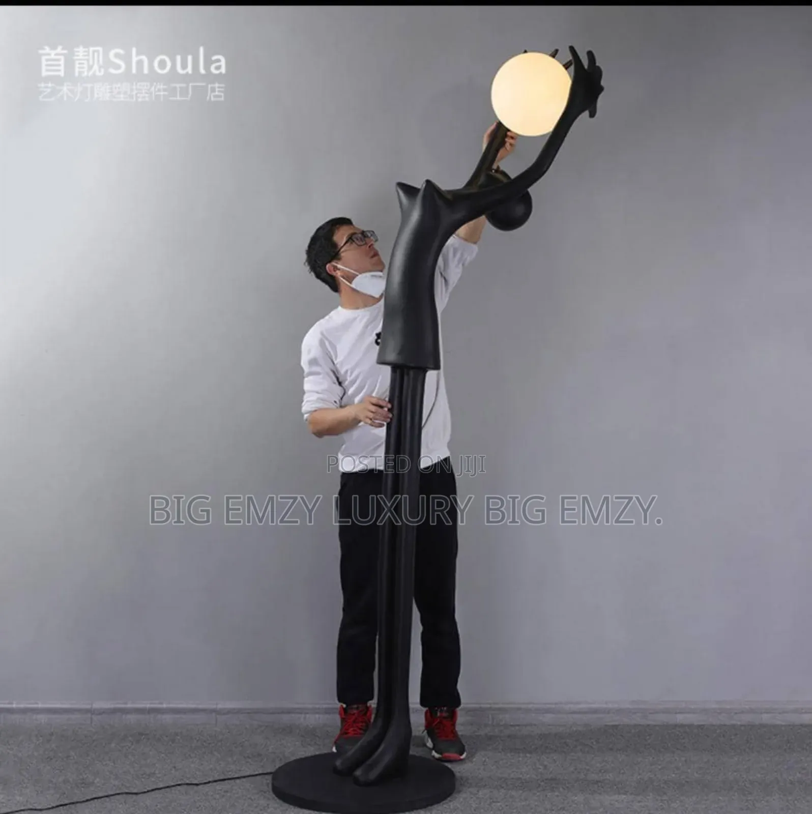 Human Sculpture Floor Lamp. in Ojo - Lighting, Big Emzy Luxury Lighten ...