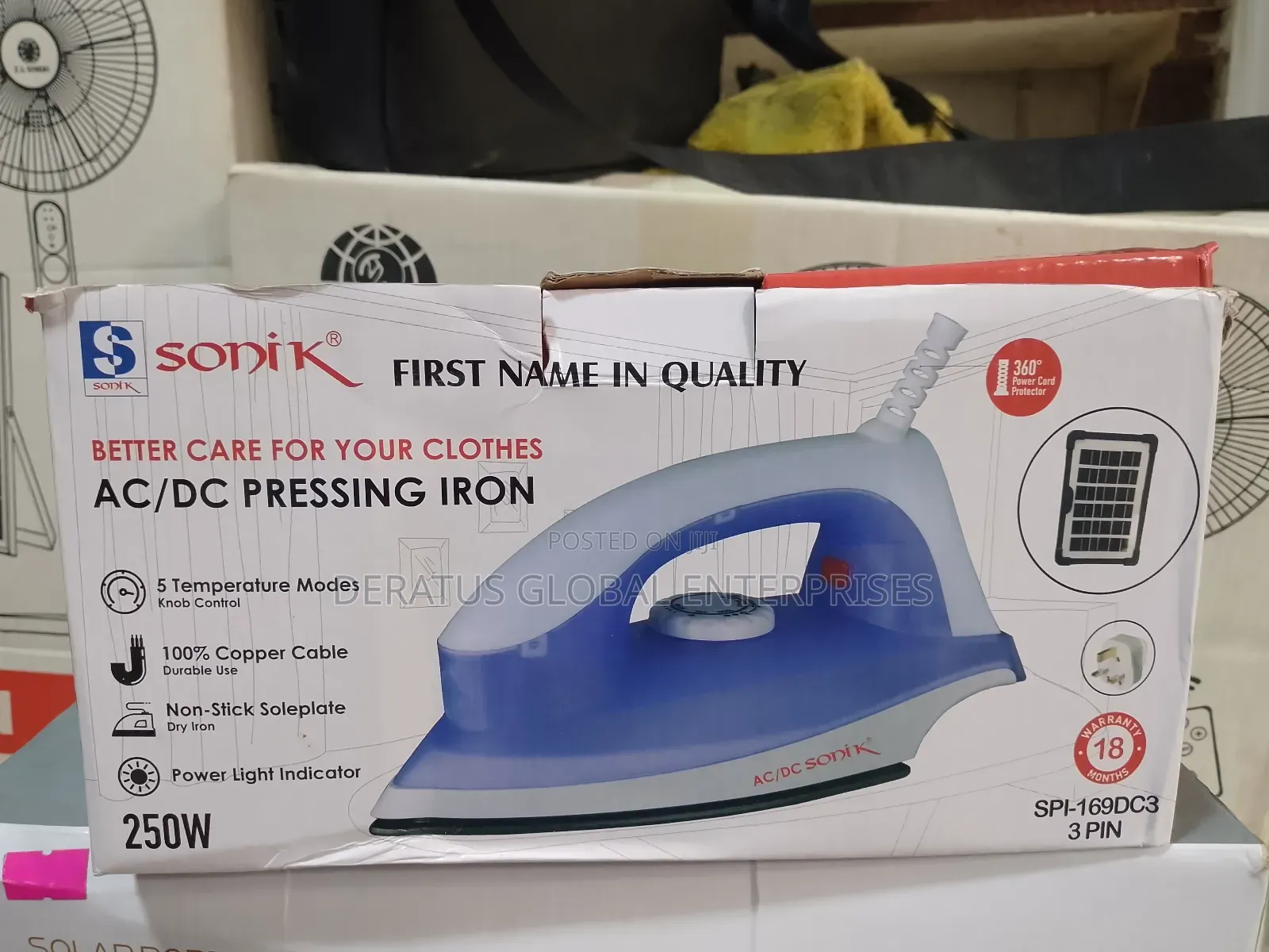 Iron With 250w in Ojo - Home Appliances, Deratus Global | Jiji.ng