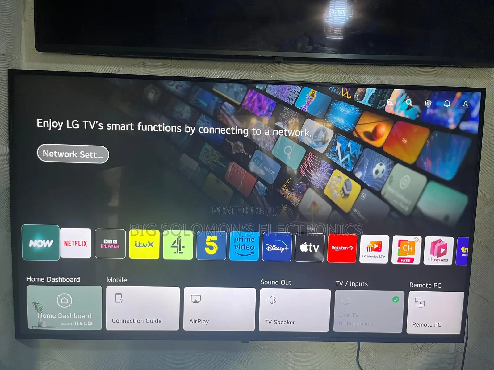 Lg 55 Inch Full Smart Tv in Ojo - TV & DVD Equipment, Big Solomon’s ...