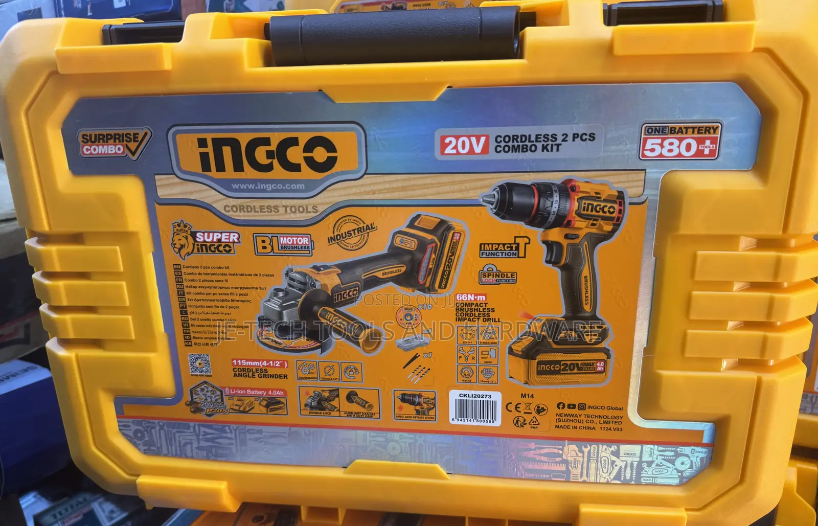 Ingco 20v Cordless 2-piece Combo Kit in Lagos Island (Eko) - Electrical ...