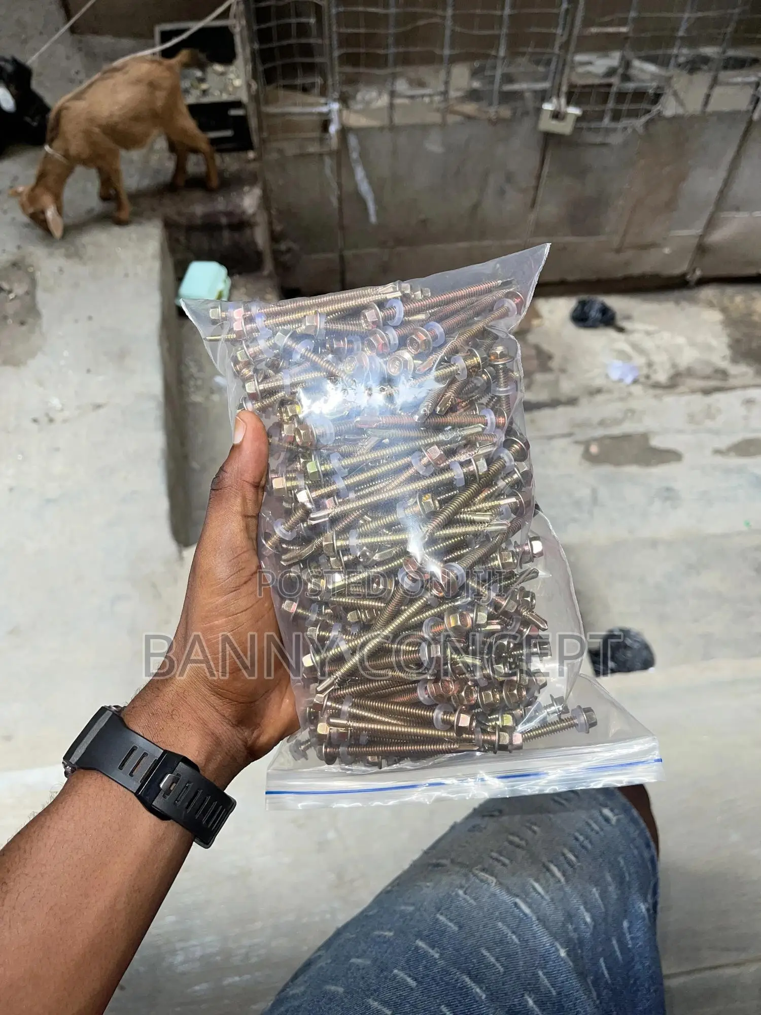 250 PCS 12x3 Hex Washer Head Self-Drilling Screw in Lagos Island (Eko ...