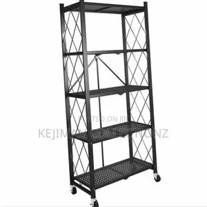 Household Non Installation Kitchen Folding Storage Rack 5layers in ...