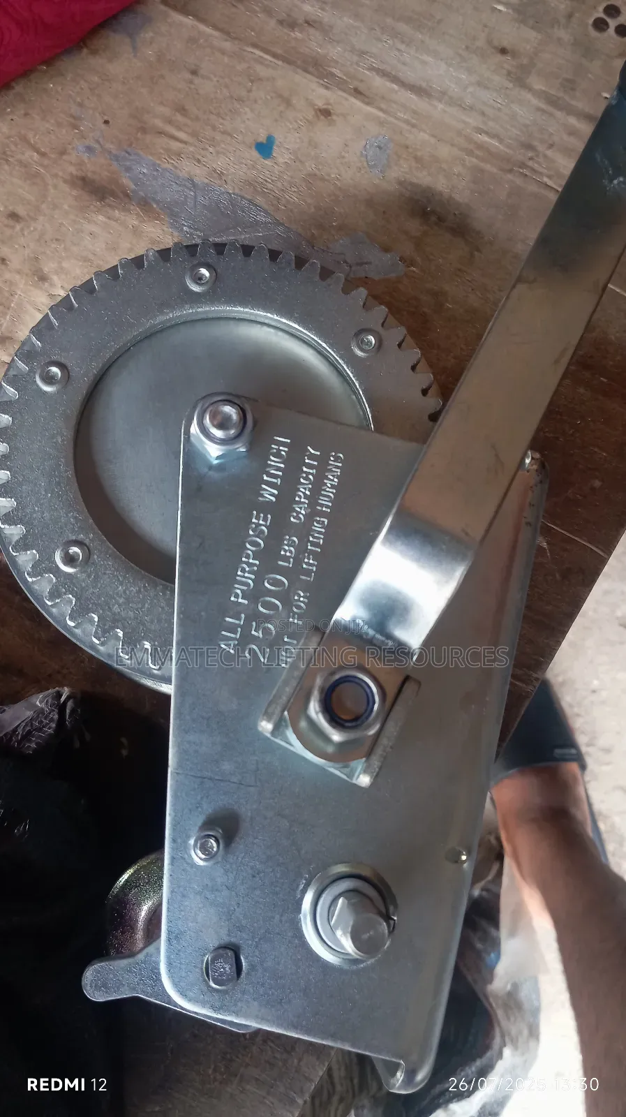 25000lbs Manual Winch in Port-Harcourt - Manufacturing Materials ...