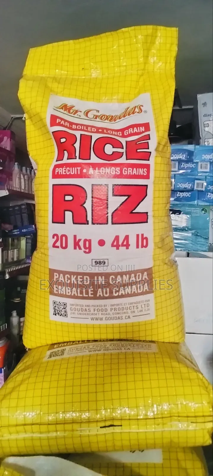 Mr. Goudas Par Boiled Long Grain Rice 20kg in Lagos Island (Eko) - Food ...