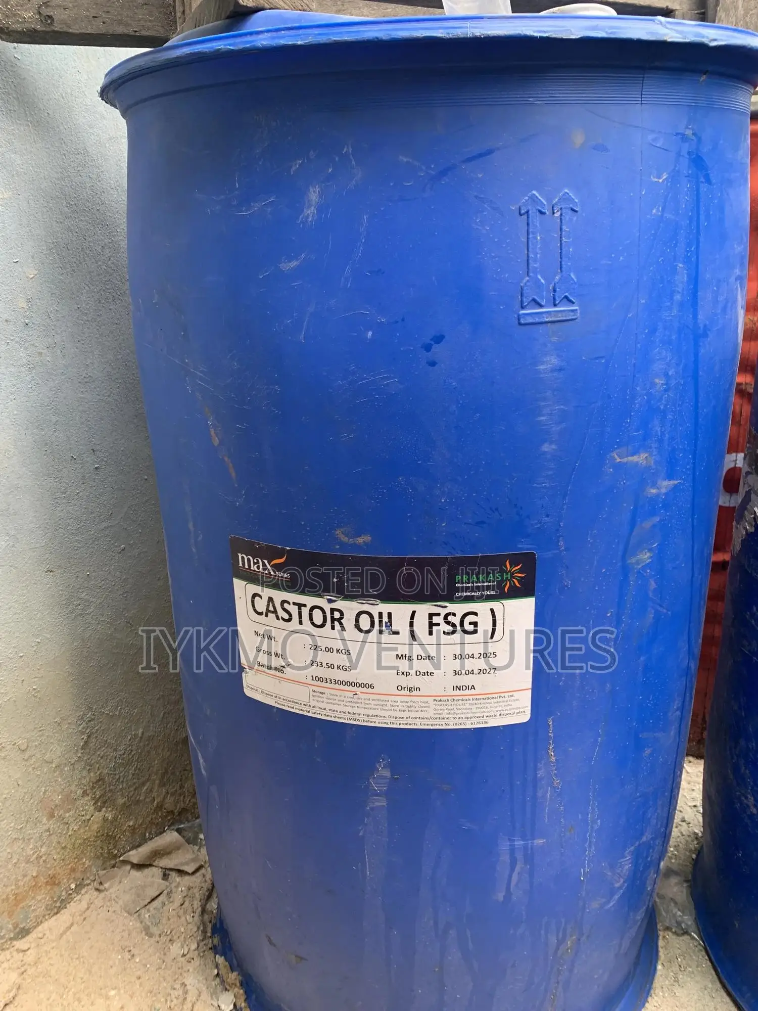 Castor Oil in Ojota - Manufacturing Materials & Supplies, Iykmo ...