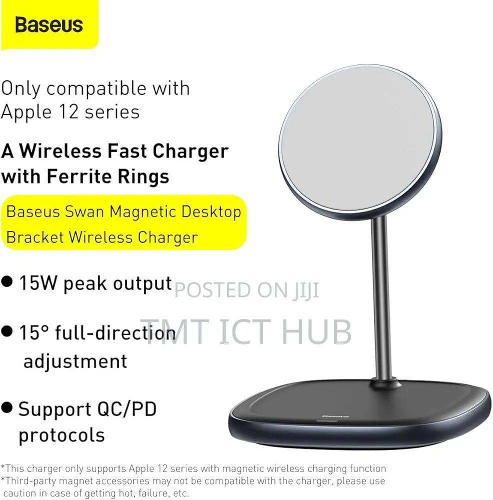 Baseus Swan 2-in-1 Wireless Magnetic Charging Bracket 20w in Ikeja ...