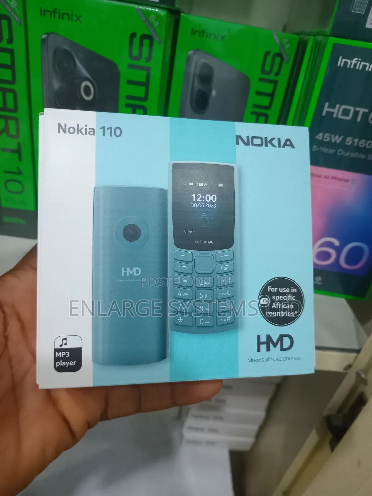 New Nokia 110 Blue in Ikeja - Mobile Phones, Enlarge Systems Ltd | Jiji.ng
