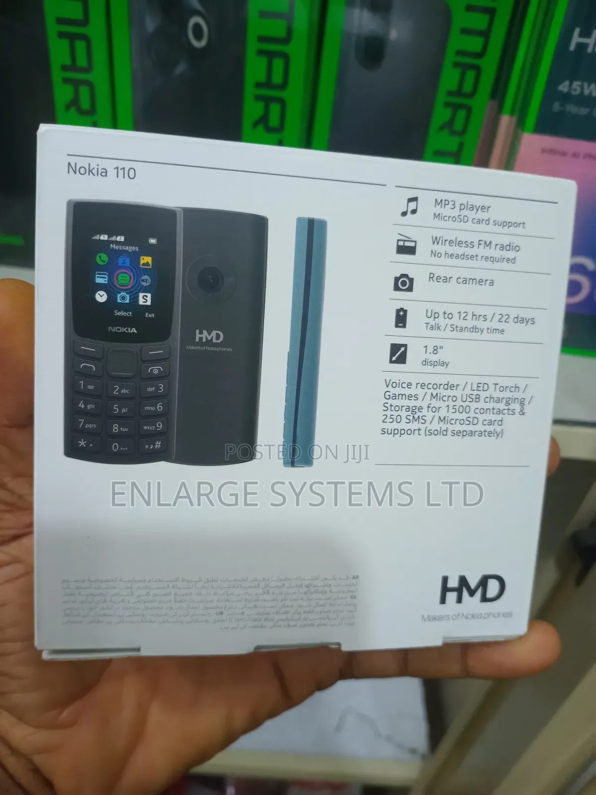 New Nokia 110 Blue in Ikeja - Mobile Phones, Enlarge Systems Ltd | Jiji.ng
