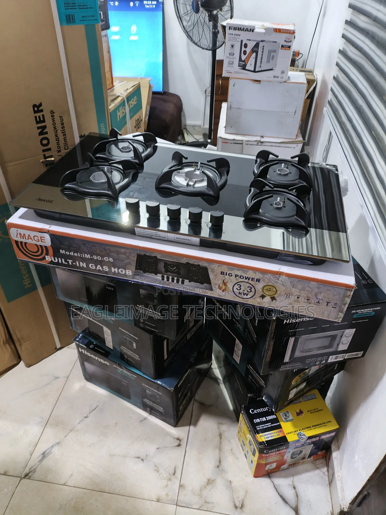 Im-90-G6 Five Burner Gas Hob Image in Badagry - Kitchen Appliances ...