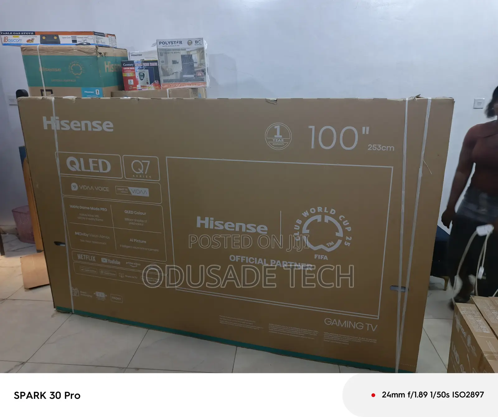 Hisense Q7 100 Inch Qled Television in Ikeja - TV & DVD Equipment ...