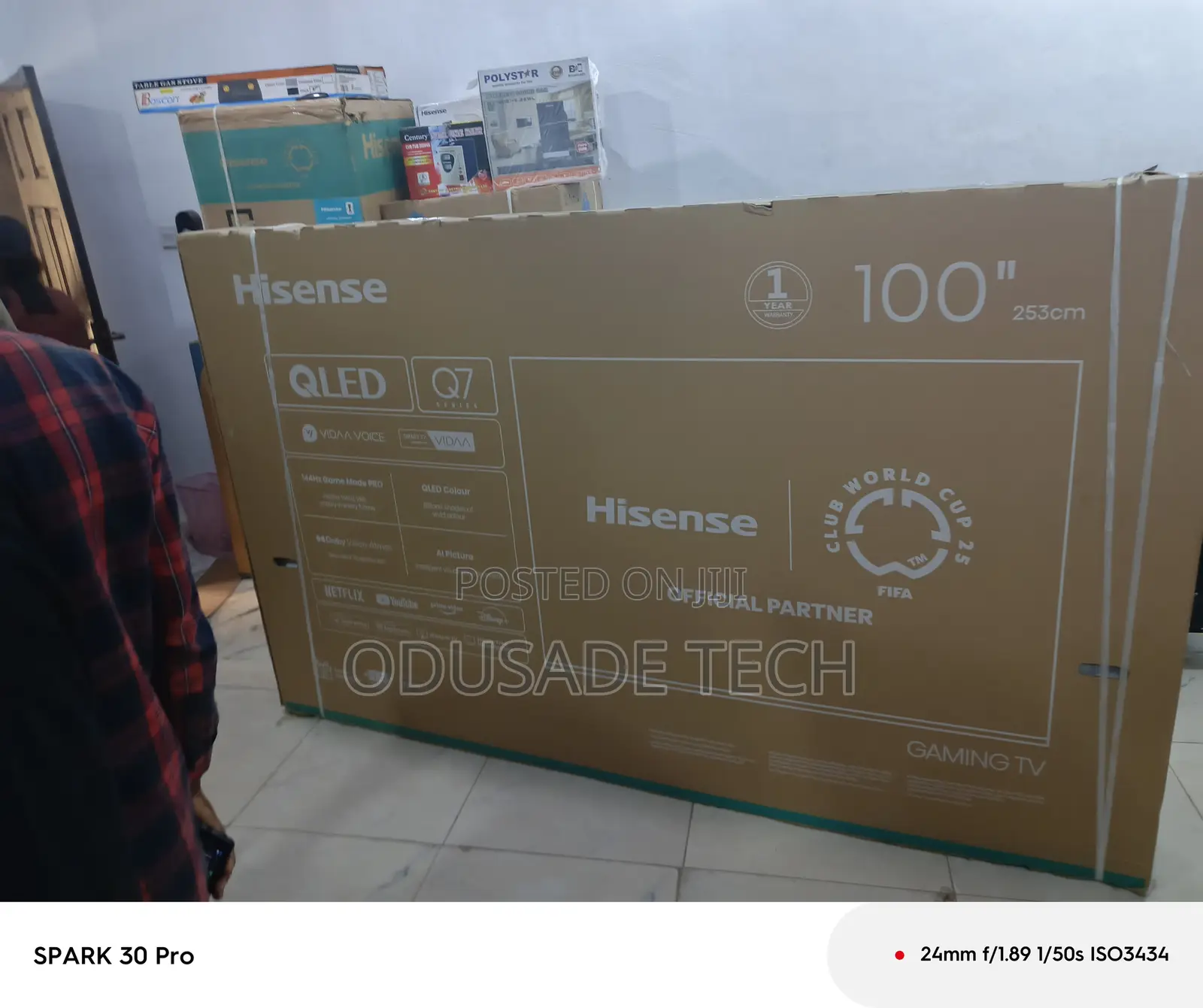 Hisense Q7 100 Inch Qled Television in Ikeja - TV & DVD Equipment ...