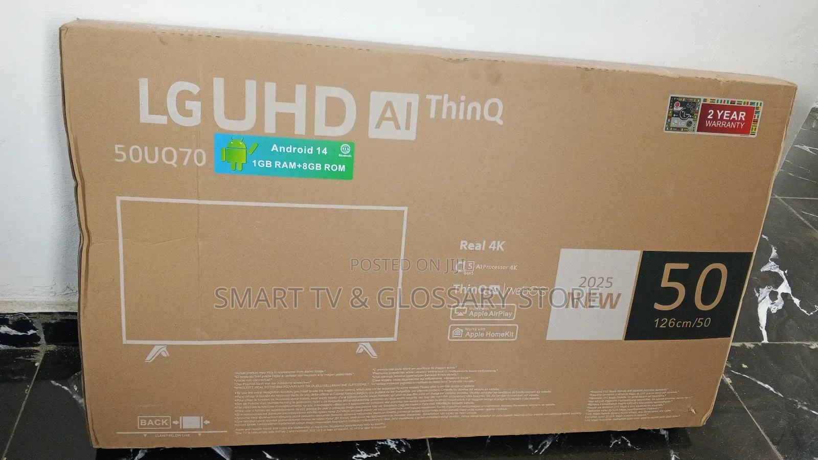 50 Inches Smart Tv Stunning Visuals With Sharp Contrast Ub Movie in Ojo ...