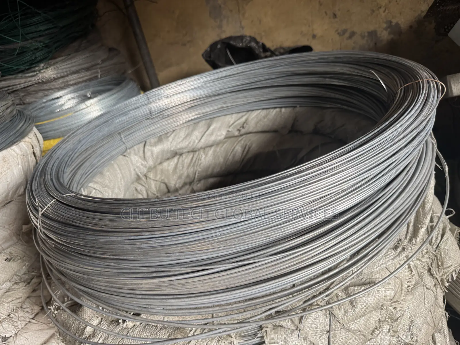 Coil of Galvanized Steel Wire by 50kg in Port-Harcourt - Hardware ...