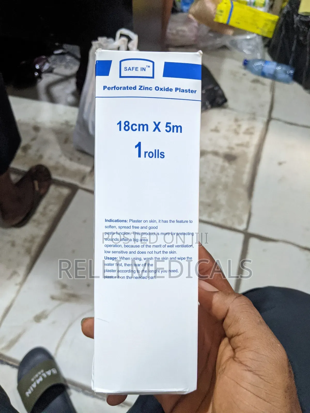 Perforated Zinc Oxide Plaster for sale - Relli Medicals Price: ₦ 12,000 ...